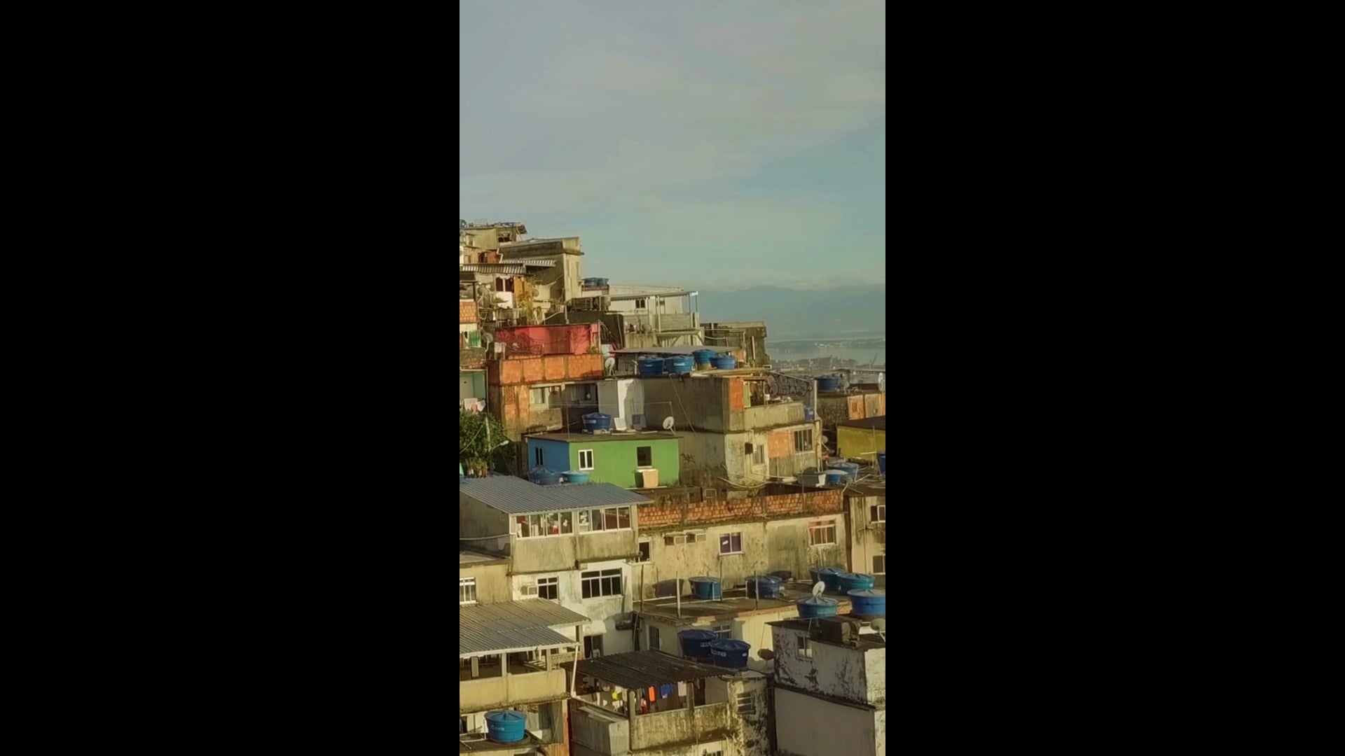 Brazil's Urban Tapestry: Favela Life from Above.