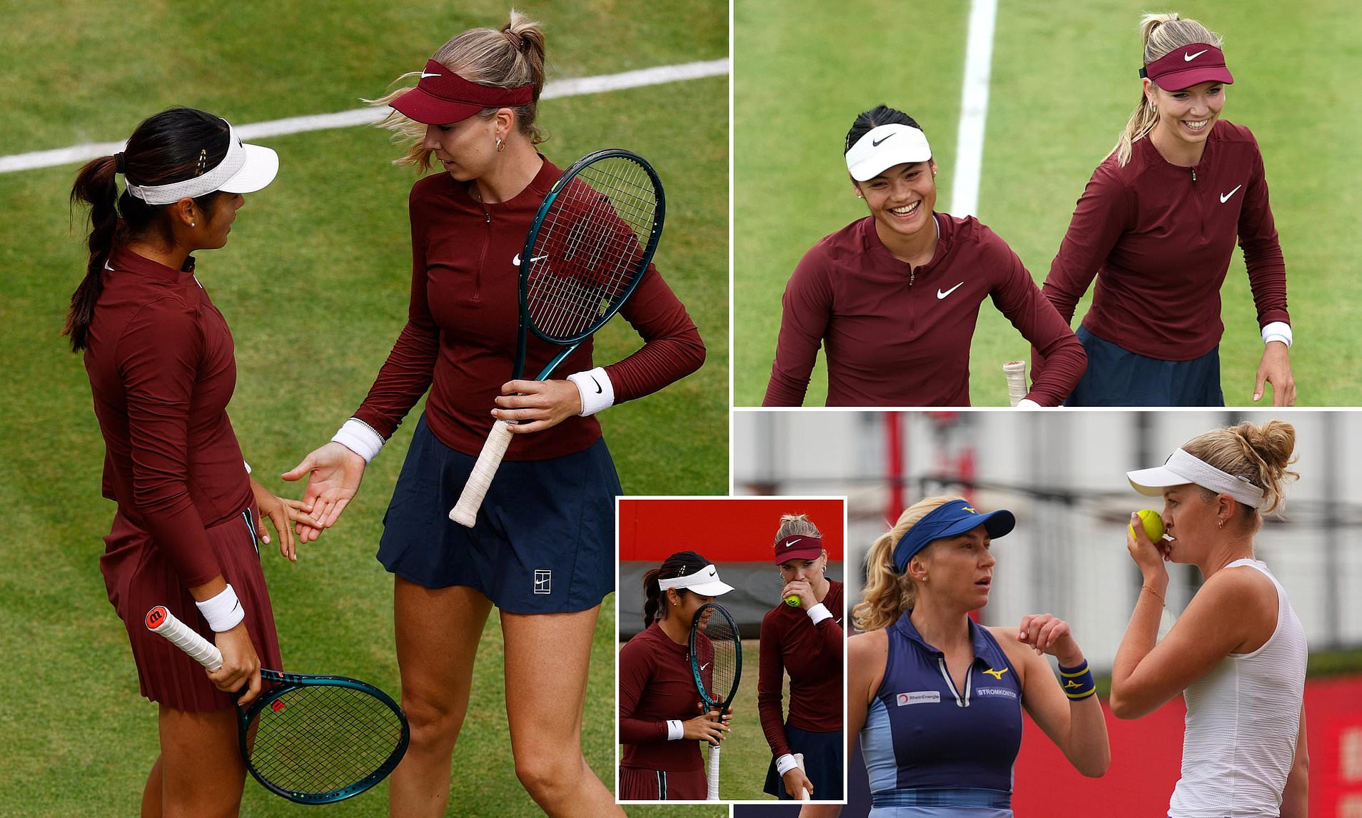 Emma Raducanu and Katie Boulter's doubles partnership comes to an end ...