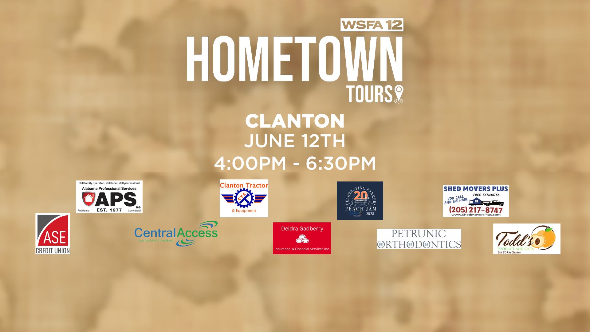 WSFA 12 News wraps up Clanton Hometown Tour