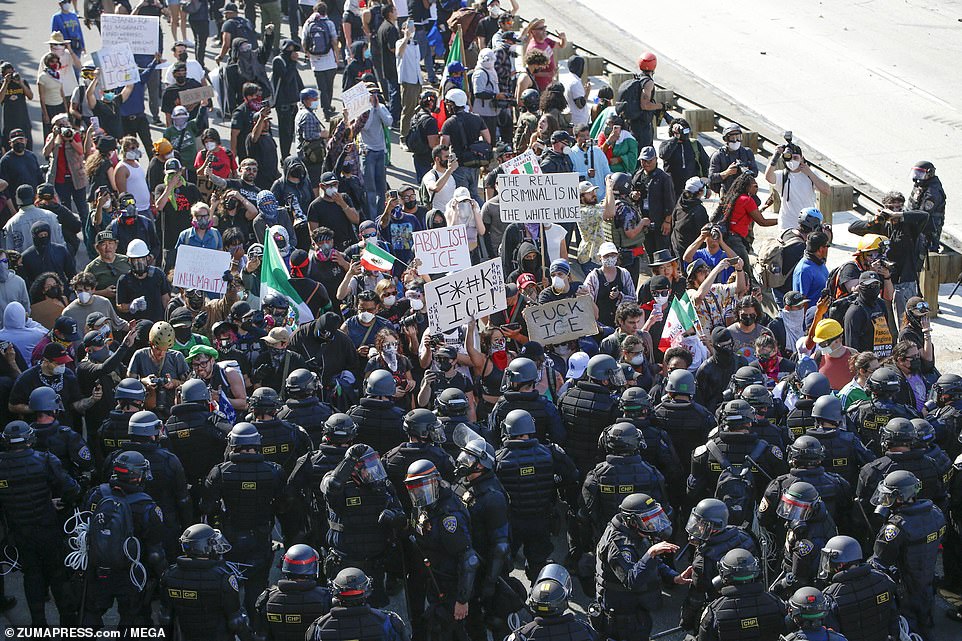 Los Angeles struck by earthquake as anti-ICE riots erupt