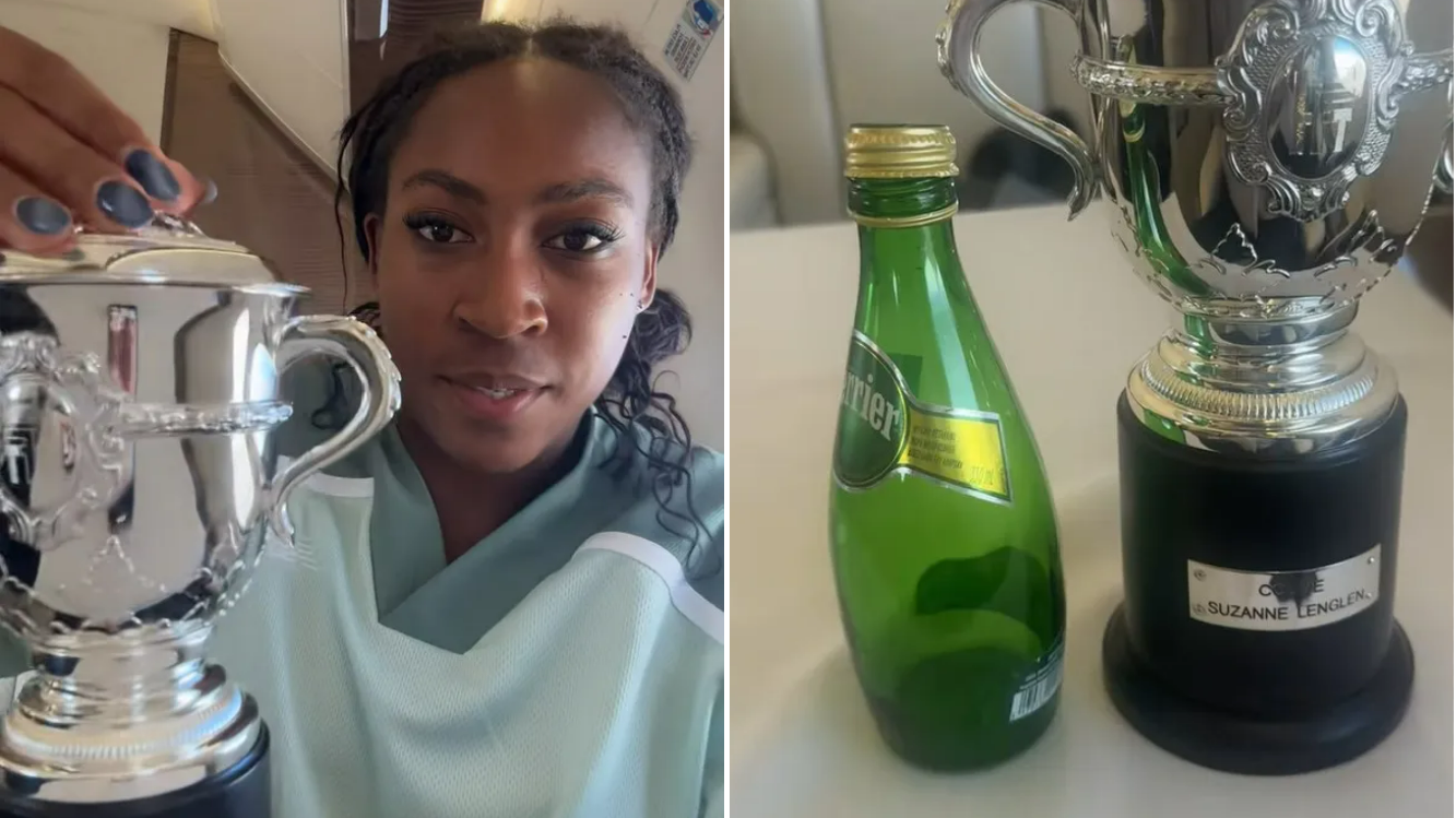 Murray shocked by Gauff's tiny replica tennis trophy