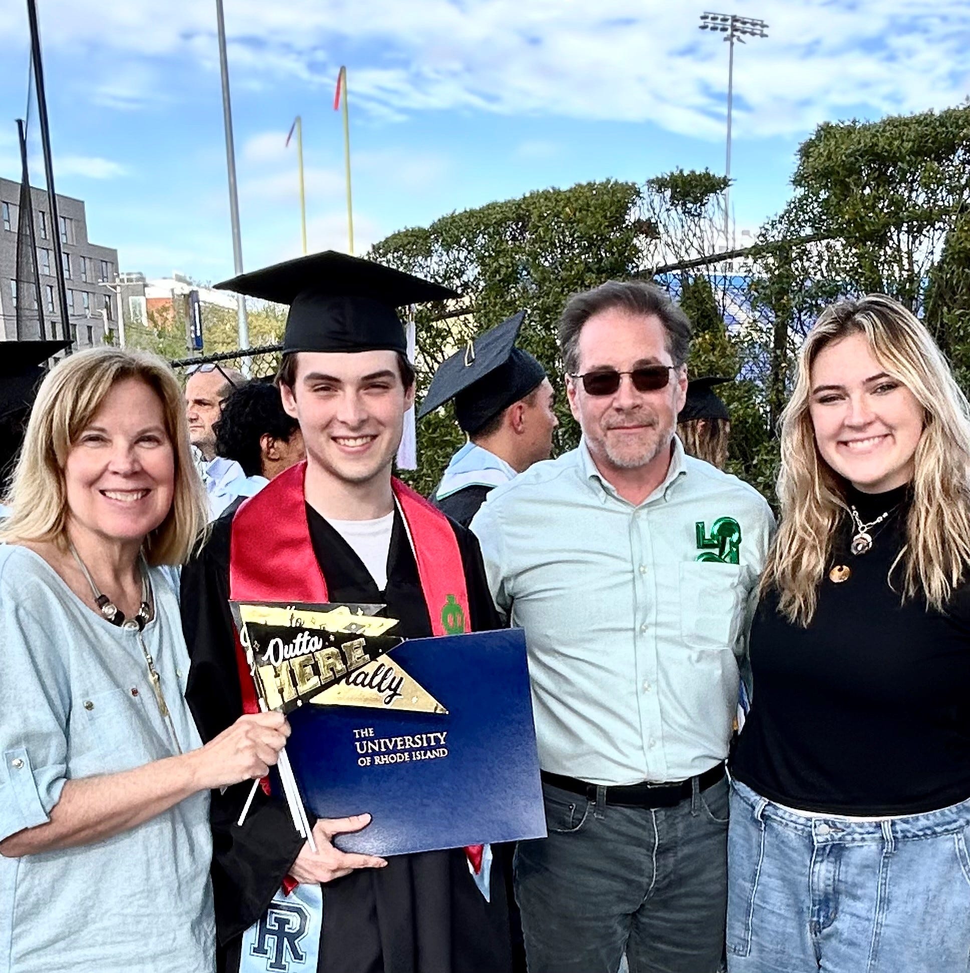 He had a late-night snack after graduating from college. An allergic ...