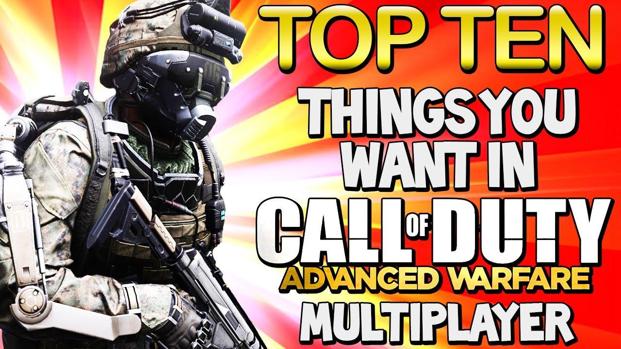 Top 10 "things You Want" In Advanced Warfare Multiplayer (top Ten - Top ...