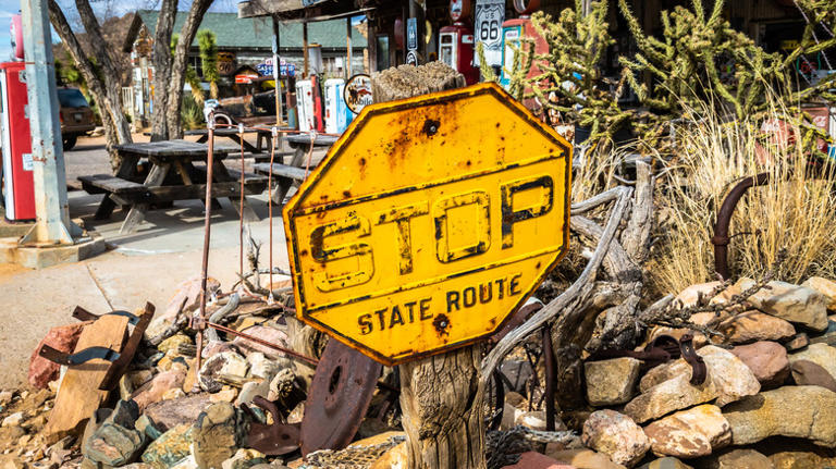 Why Are Some Stop Signs Blue? Here's What It Means