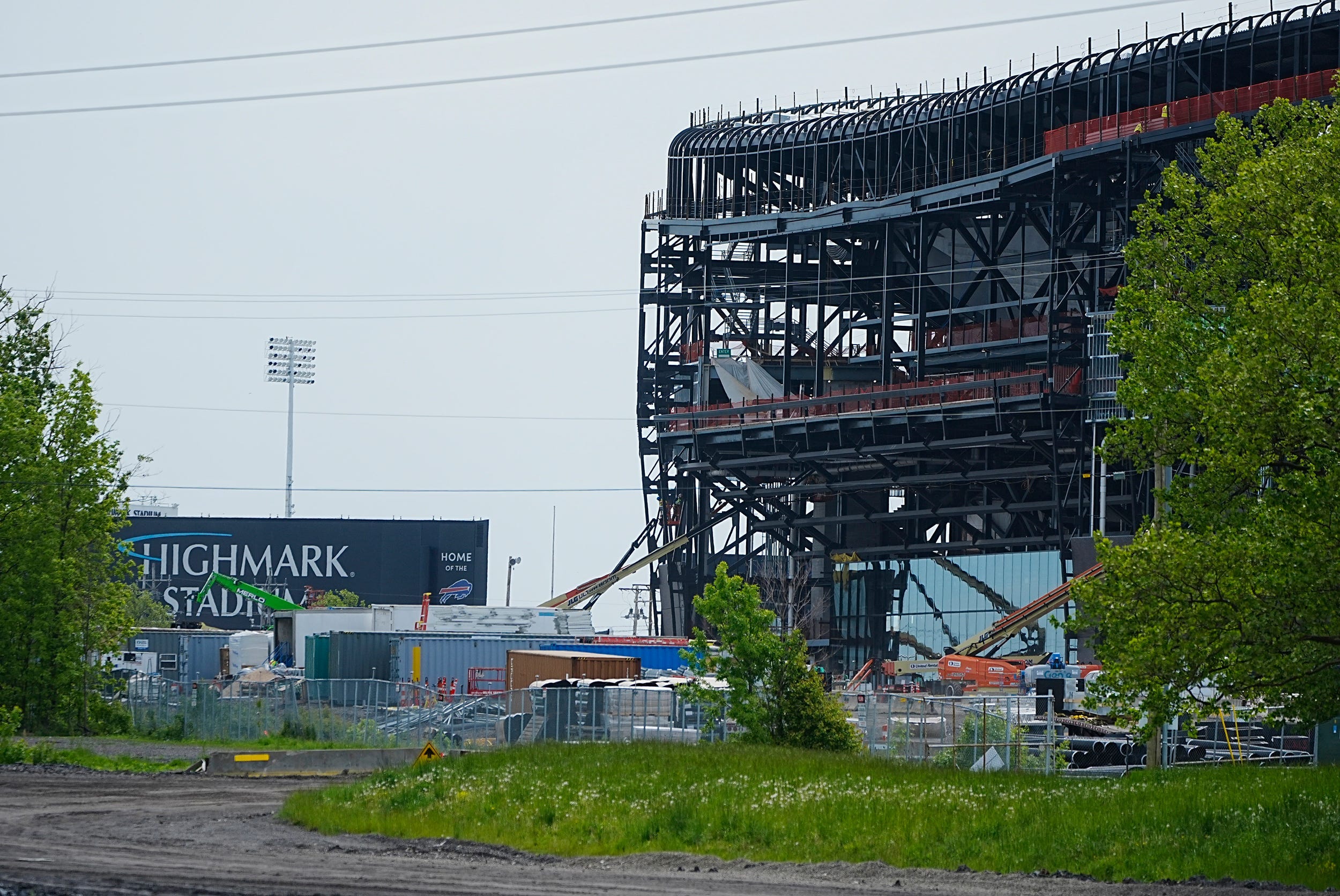 WATCH: Time-lapse video of the construction of Bills' new Highmark Stadium