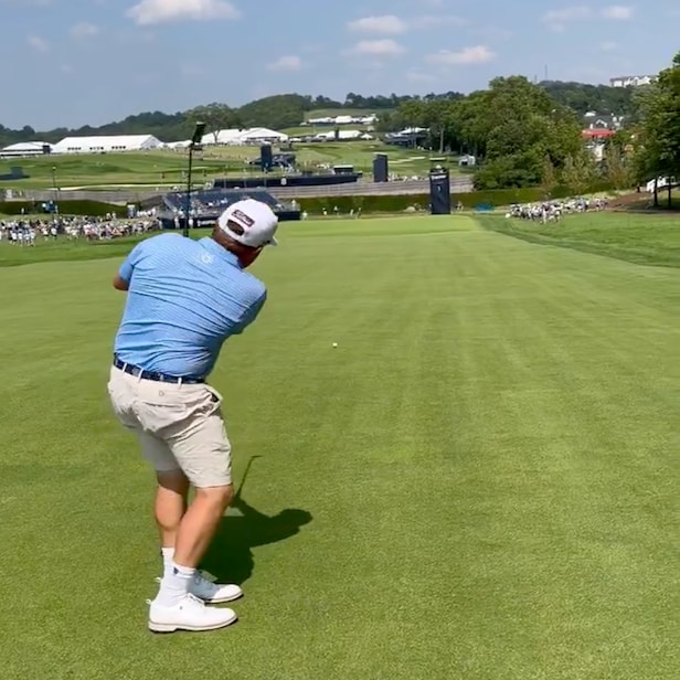 U.S. Open 2025: PGA Tour pro's 120-YARD putt shows how fast Oakmont's ...
