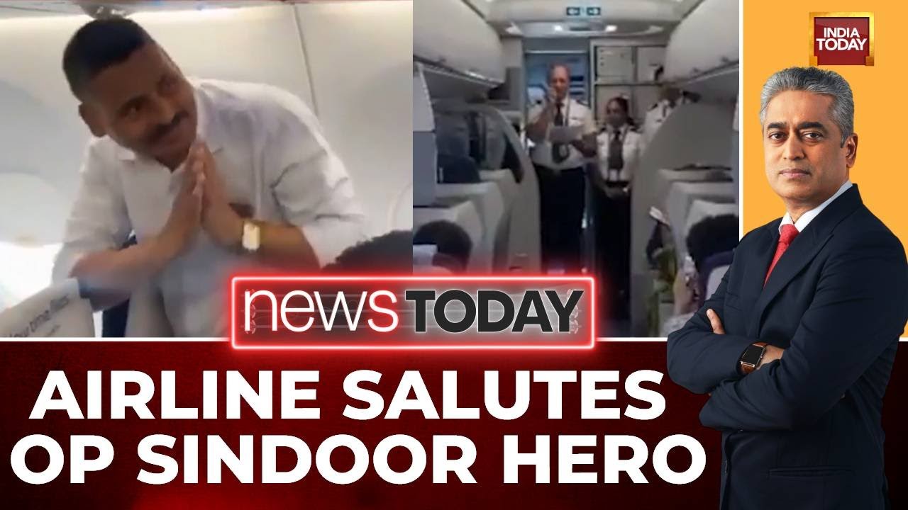 IndiGo flight captain honours BSF officer for bravery during Operation ...