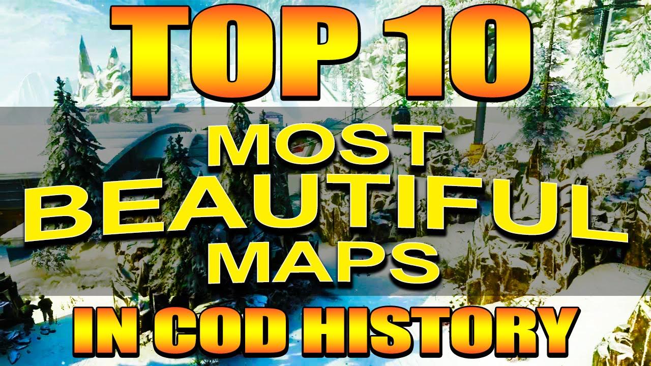 "most Beautiful Maps" In Cod History (top Ten - Top 10) Call Of Duty ...