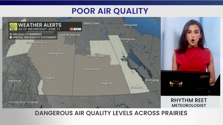 Dangerous air quality hits the Prairies