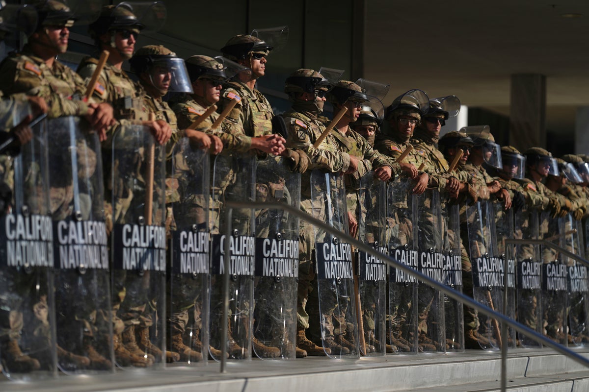 ‘Political pawns’: Morale among California National Guard and Marines ...
