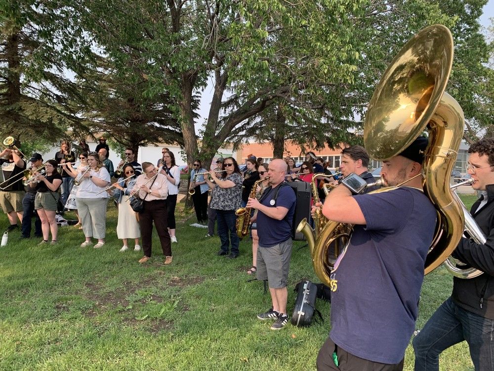 'An important thing to them': Musicians demonstrate against Regina ...