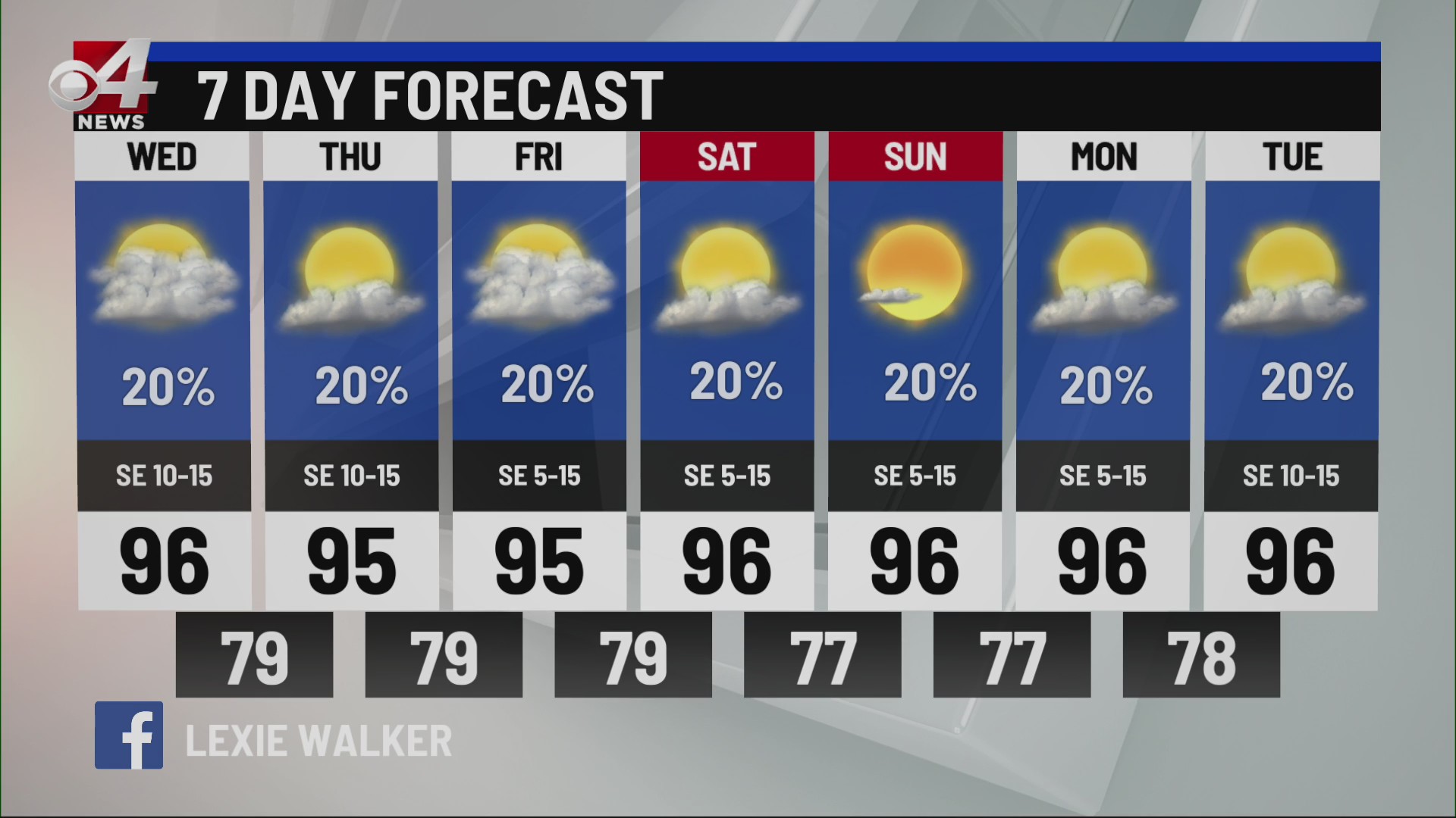 CBS 4 News Noon Weather with Lexie Walker - June 11