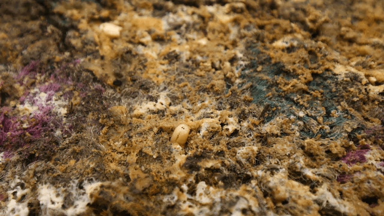 Cleaning a Maggot-Infested Rug to Pristine Condition | Satisfying ASMR ...