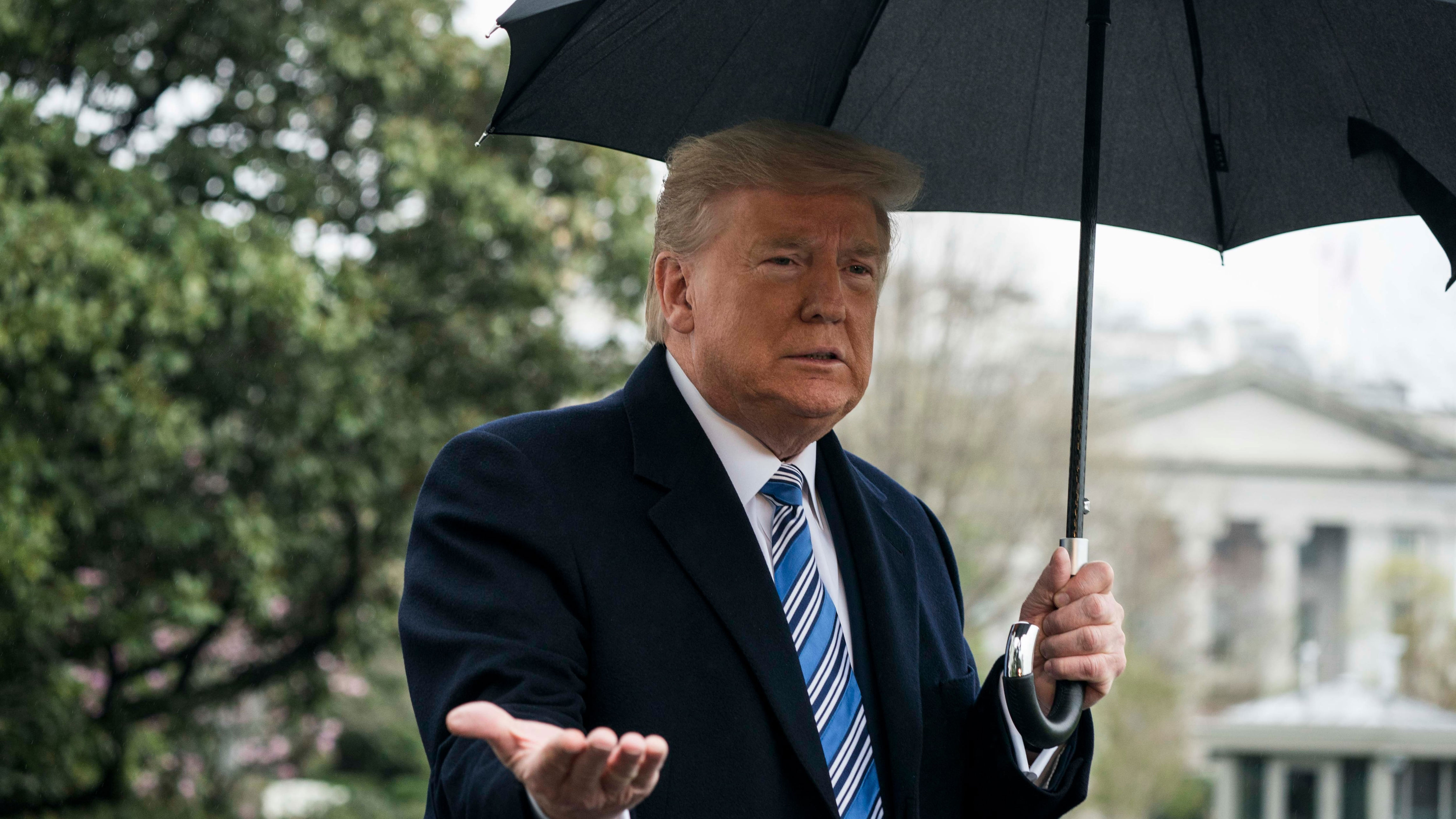 Weather Forecasts Say It’s Going to Rain on Trump’s Parade