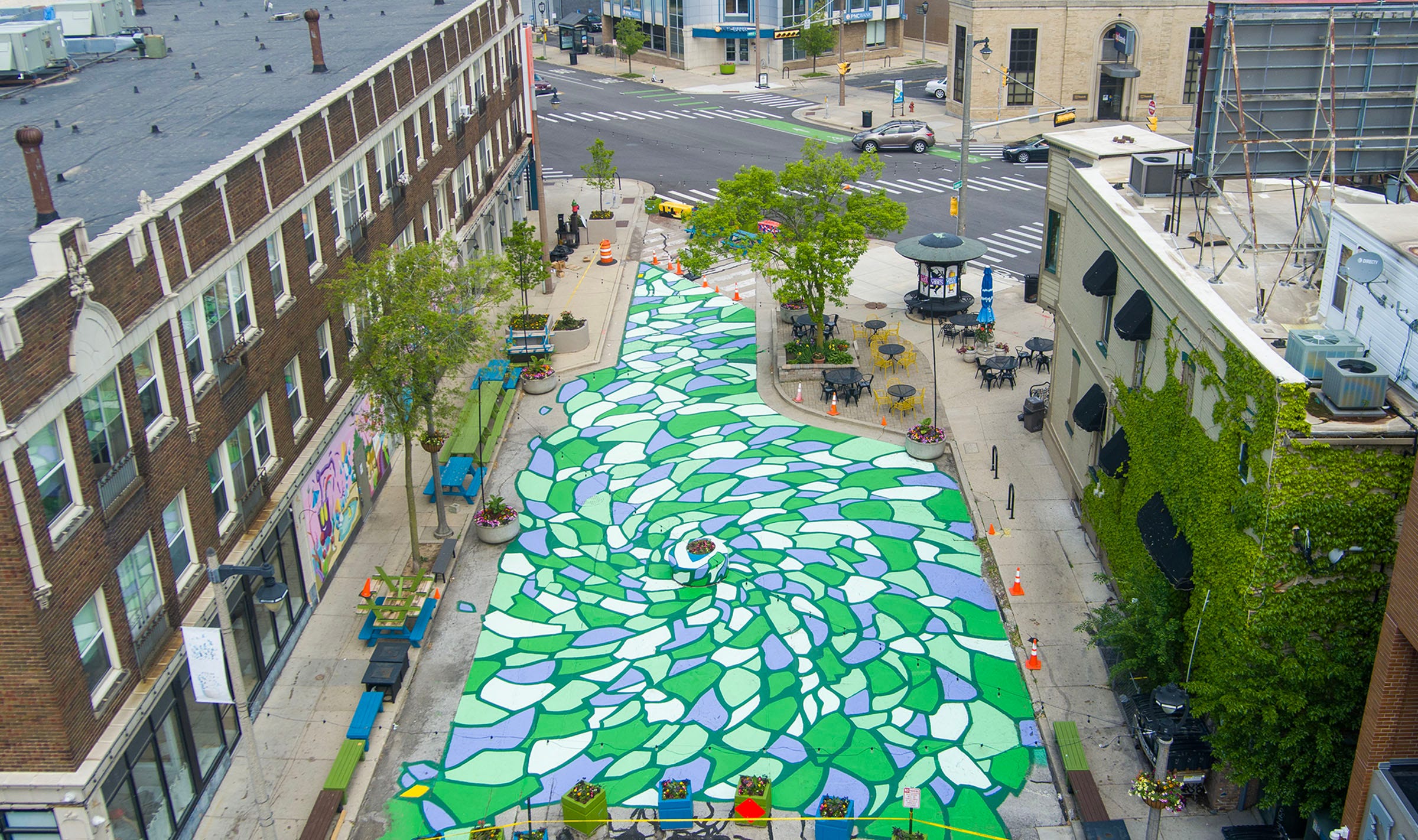 A new street mural will be unveiled at Ivanhoe Plaza on Milwaukee's ...