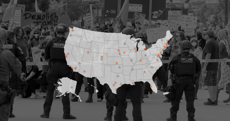 Map shows where anti-ICE, Trump protests have occurred around the US