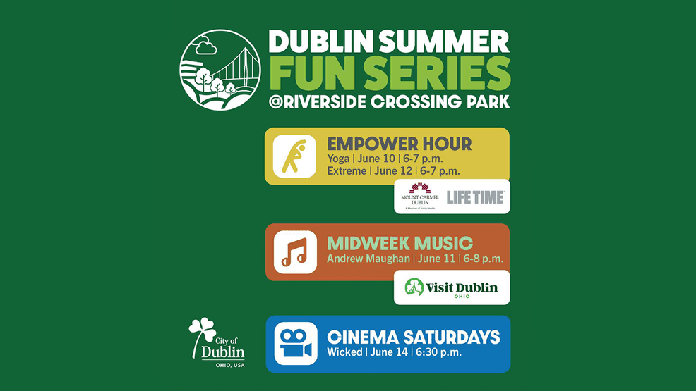 Dublin announces return of Summer Fun Series with free events for all ages