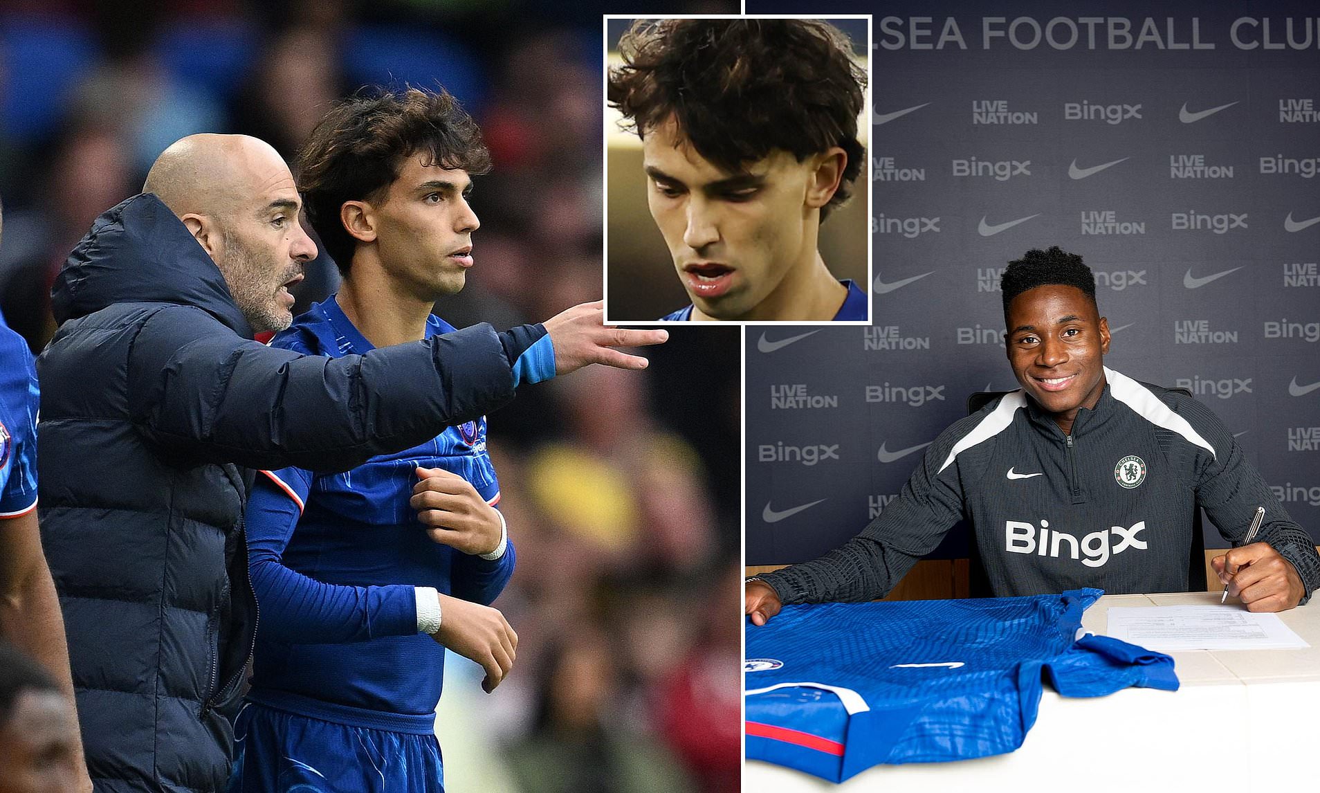 Joao Felix is STRIPPED of Chelsea kit number