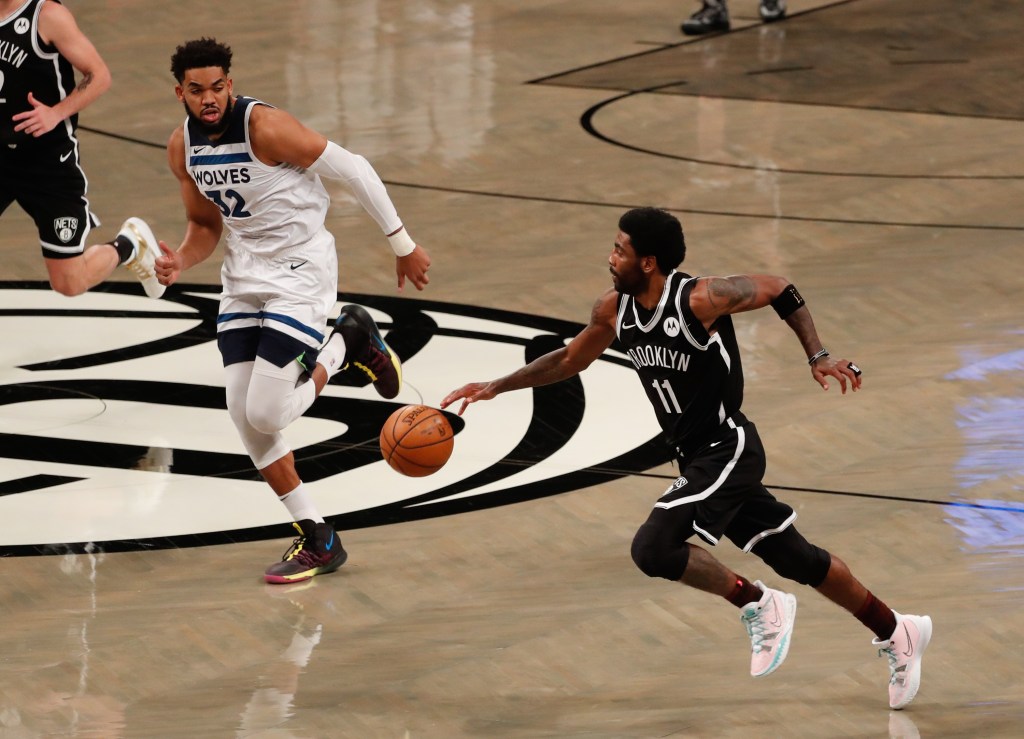 Kyrie Irving threatens haters over Karl-Anthony Towns shade