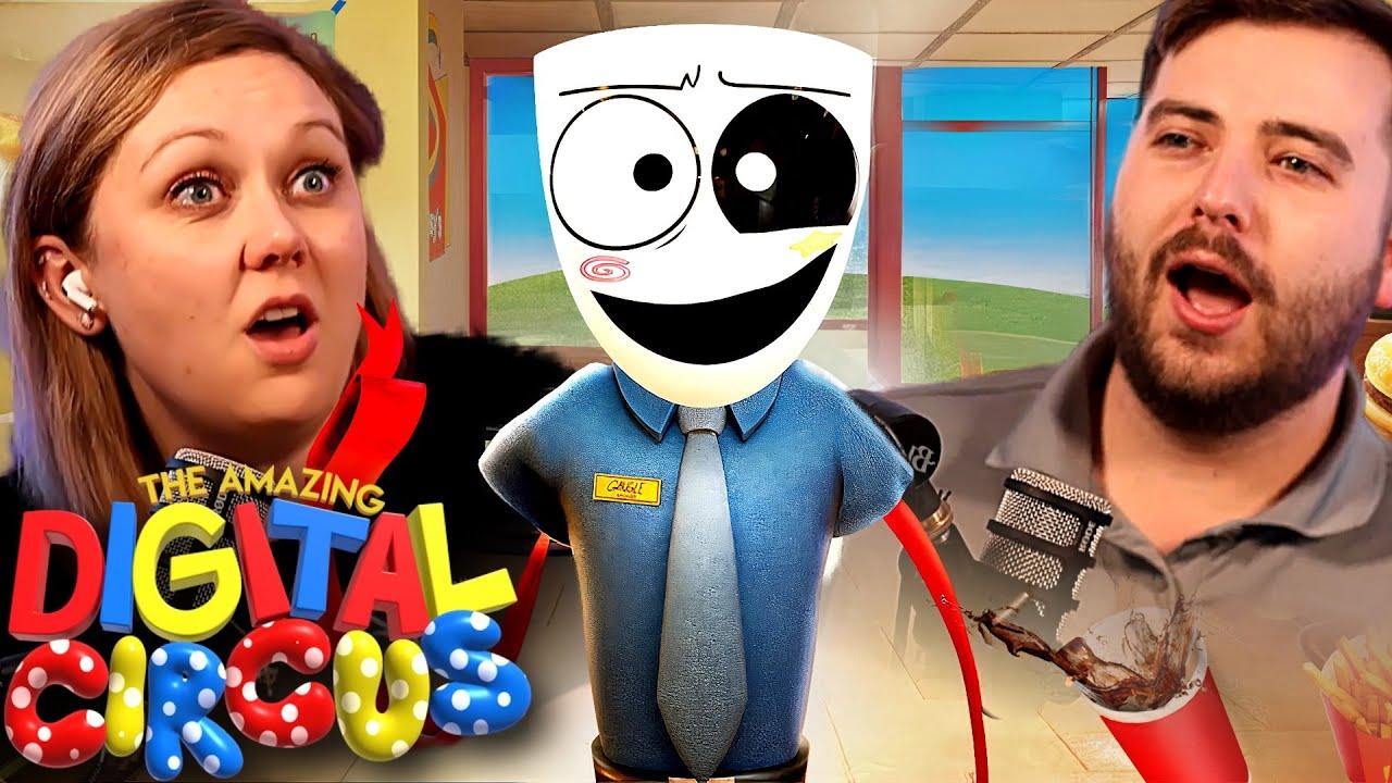 The Amazing Digital Circus - Ep 4: Fast Food Masquerade Reaction!