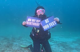 Meet Indian expat girls in Dubai making waves as youngest female scuba ...