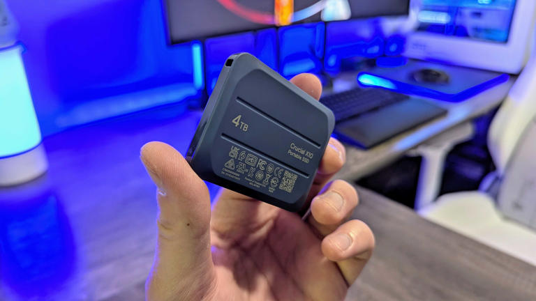 This tiny SSD can have up to 8TB of storage, and I could fit a dozen of ...