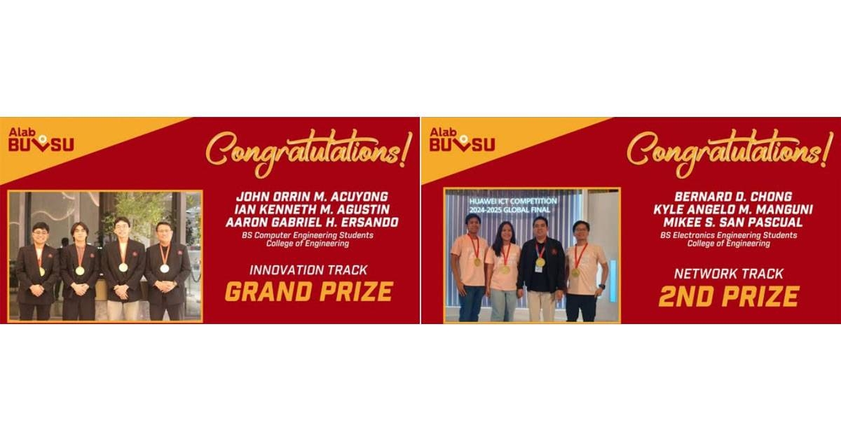 Bulacan State University students win top prizes in China tech contest