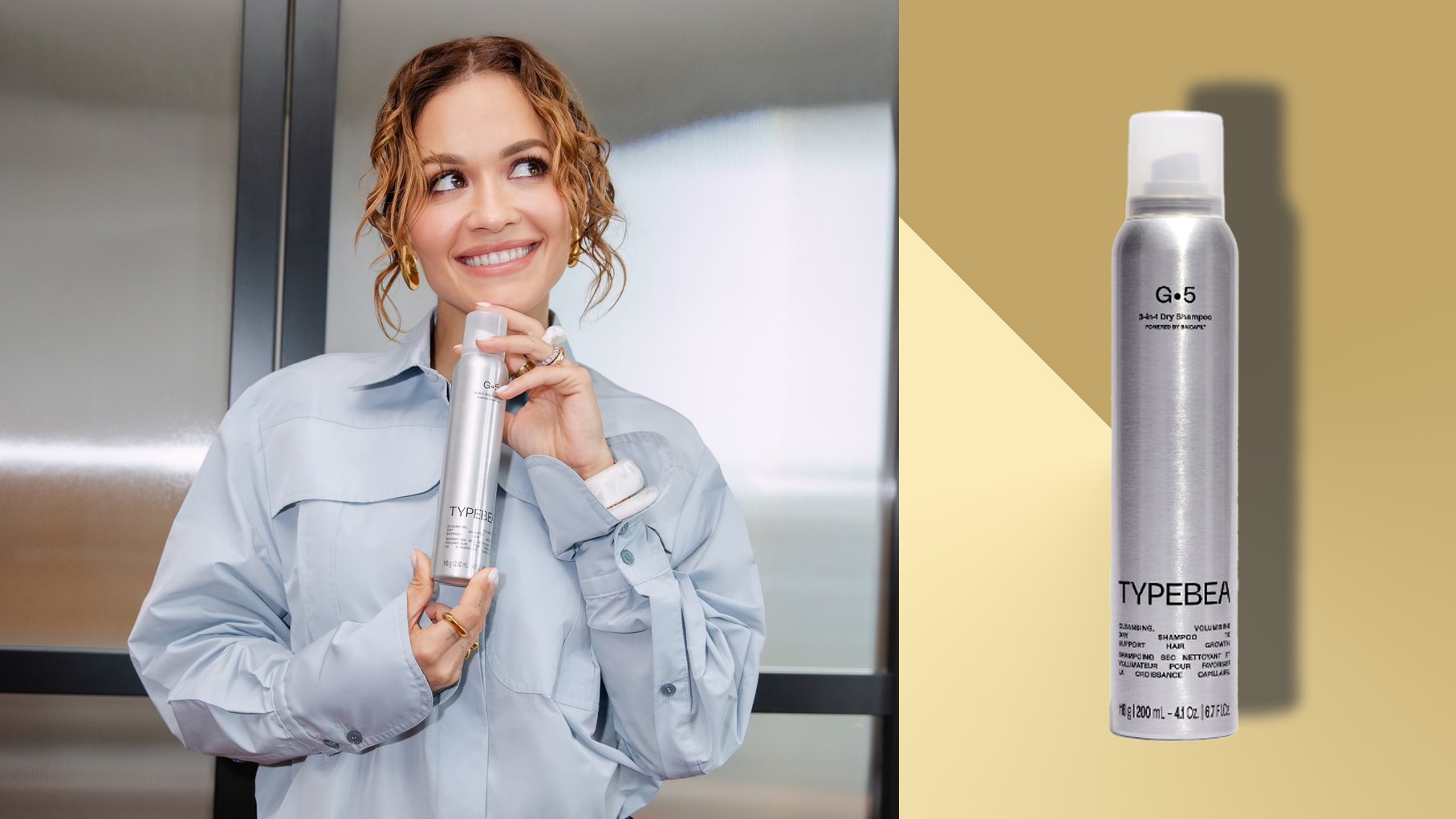 Rita Ora's TYPEBEA Drops Dry Shampoo with 20% Off!
