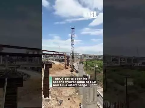 TxDOT opens second flyover ramp at I-10 and 1604 interchange