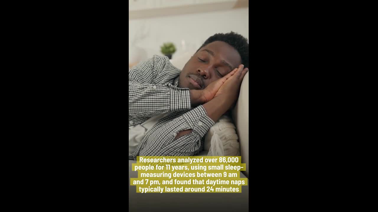 Daytime Naps Could Be Linked To Increased Risk Of Death.