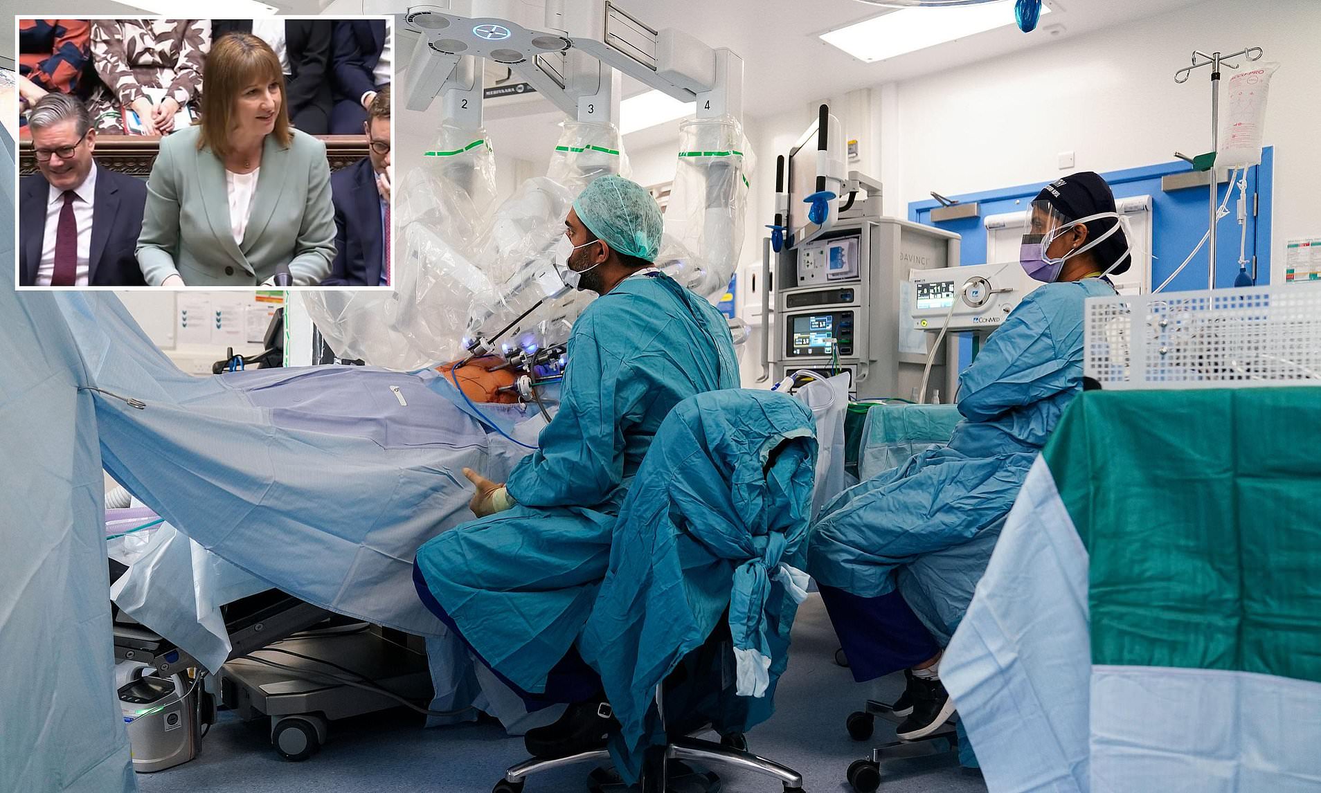 Reeves pours £29bn more into struggling NHS every year - but bosses ...