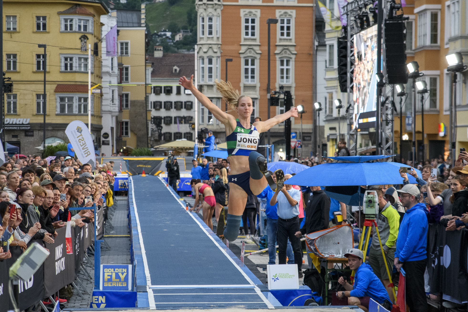 Estonia´s Liisa-Maria Lusti wins long jump at Golden Roof Challenge