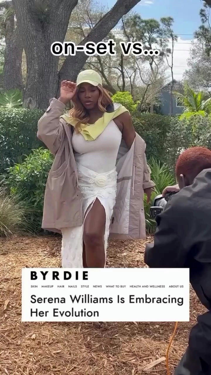 Serena Williams Cover Shoot Behind the Scenes