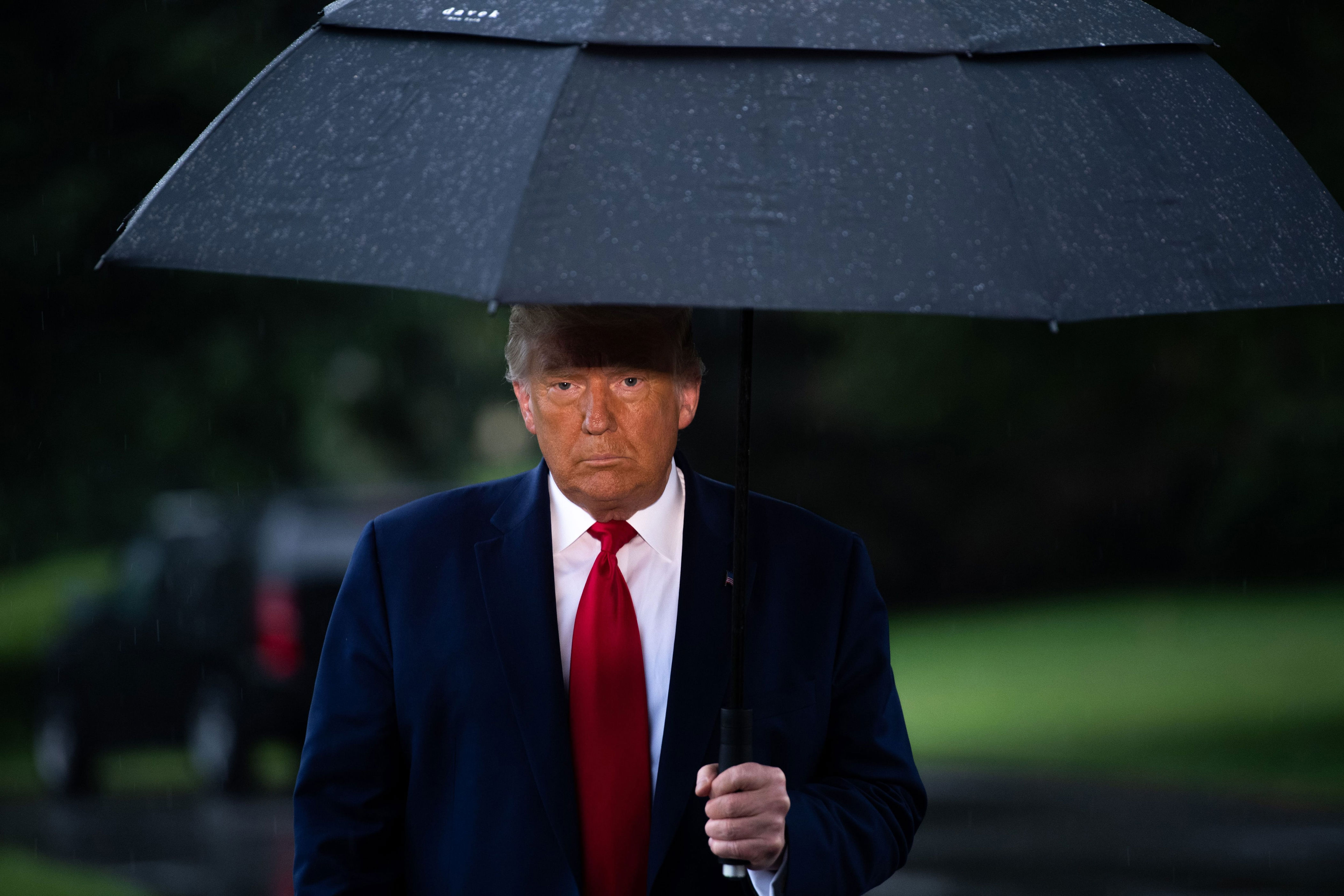 Weather Forecasts Say It’s Going to Rain on Trump’s Parade