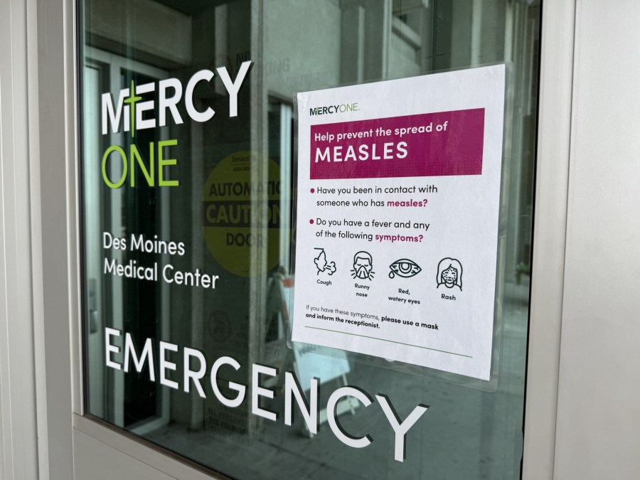 Iowa HHS confirms third case of measles in 2025