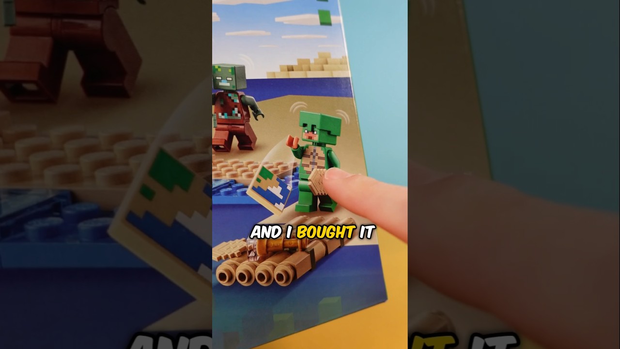 I got the Turtle Shell! 🐢 LEGO Minecraft Stash
