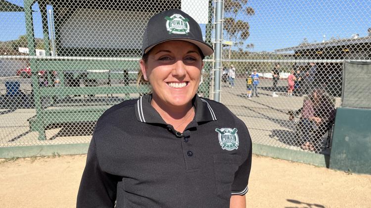Poway mother scores dream umpiring role at major female baseball event ...