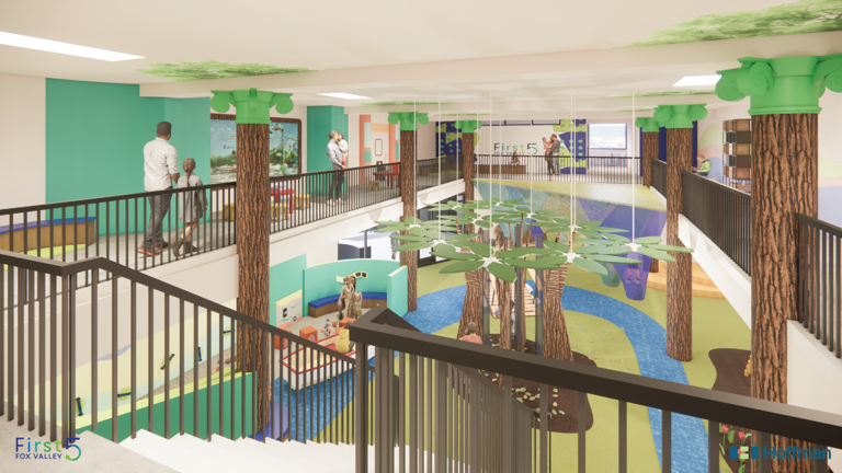 Family resource center in former Trout Museum reveals floor designs ...