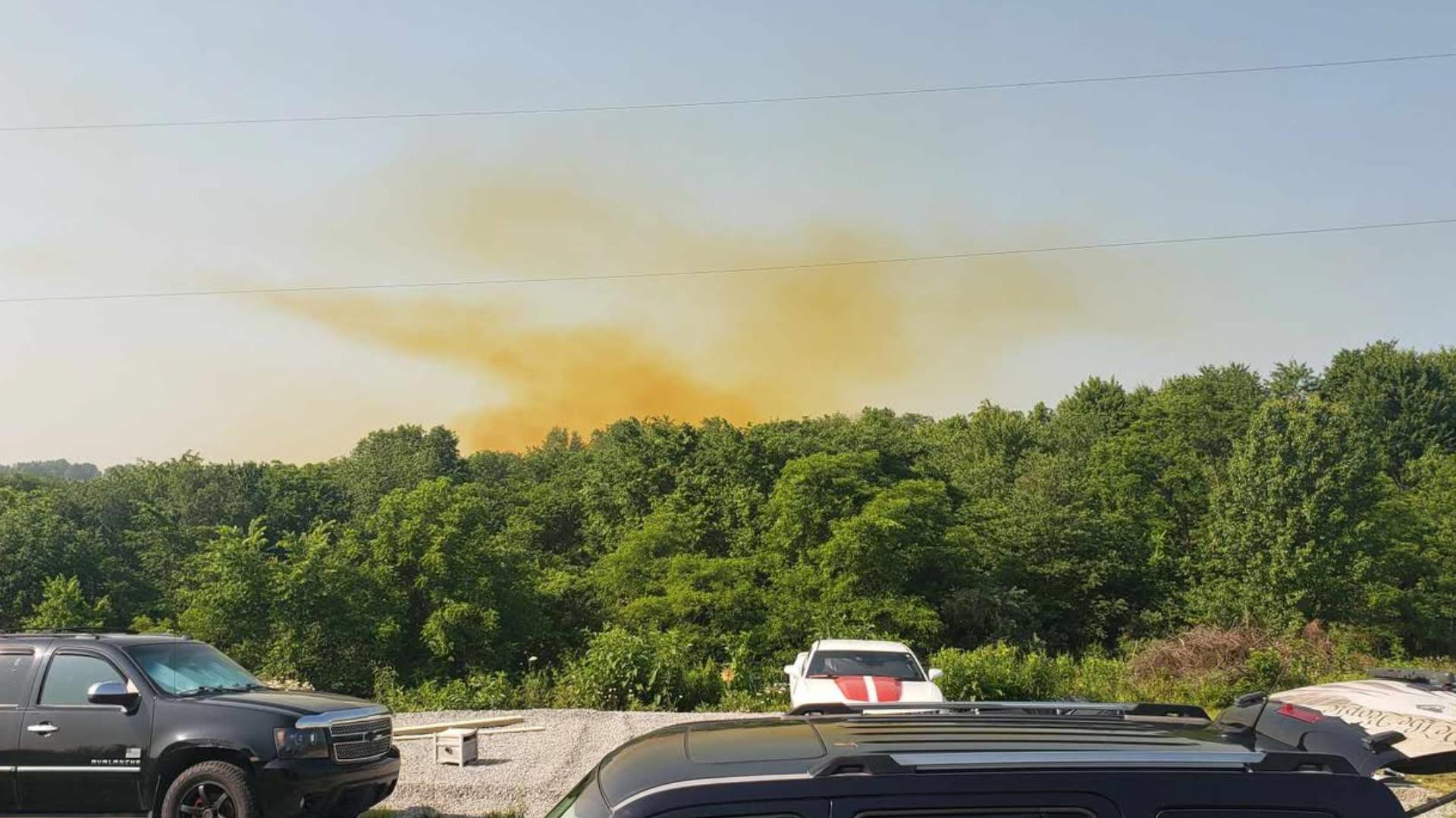 Ohio chemical spill forces evacuations, flight chaos