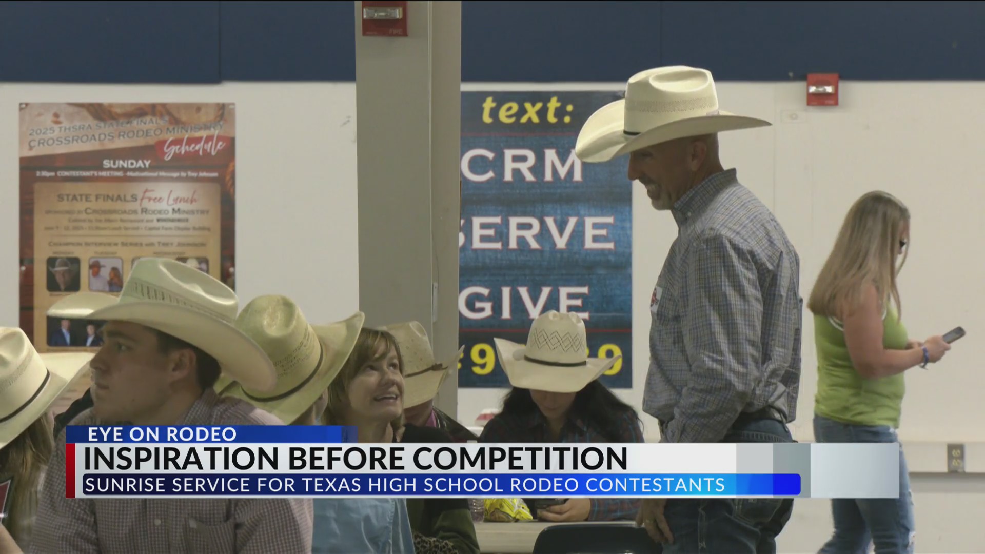 Rodeo ministry offers midday message amid the competition hustle