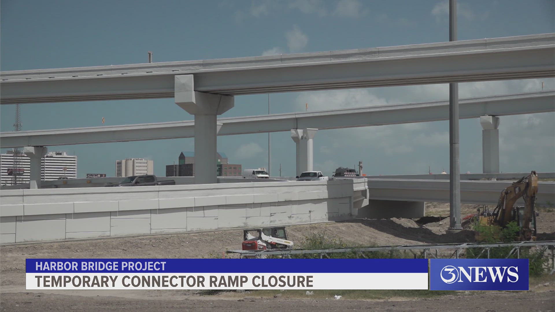 Harbor Bridge connector ramps closure scheduled for Wednesday night