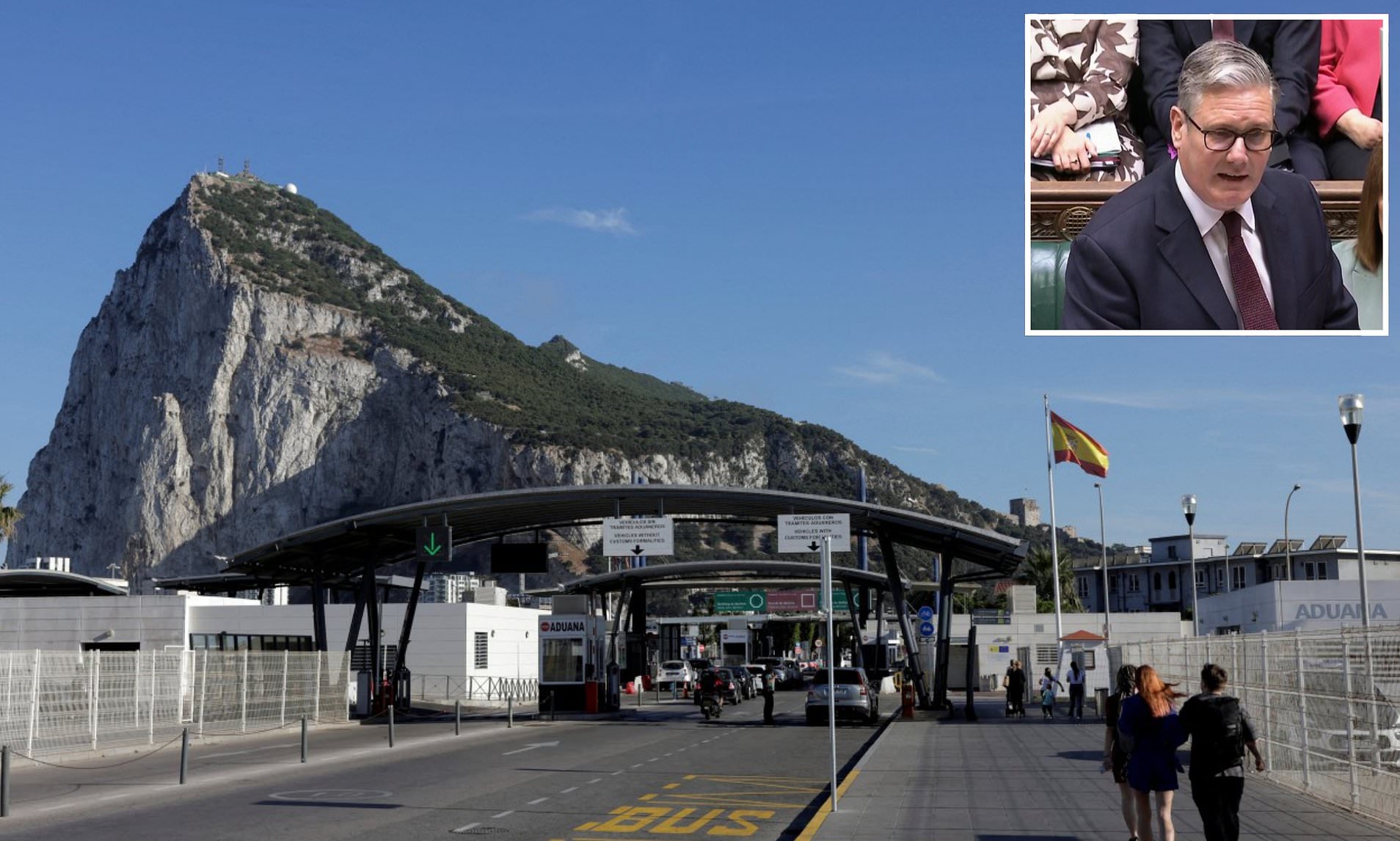 Anger at Starmer's 'surrender deal' that hands Spain control over ...