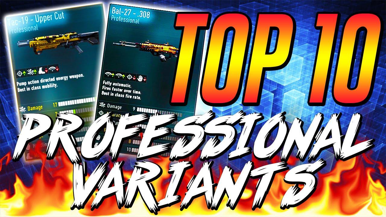 Top 10 "best Professional Variants" In Advanced Warfare (top 10 - Top ...