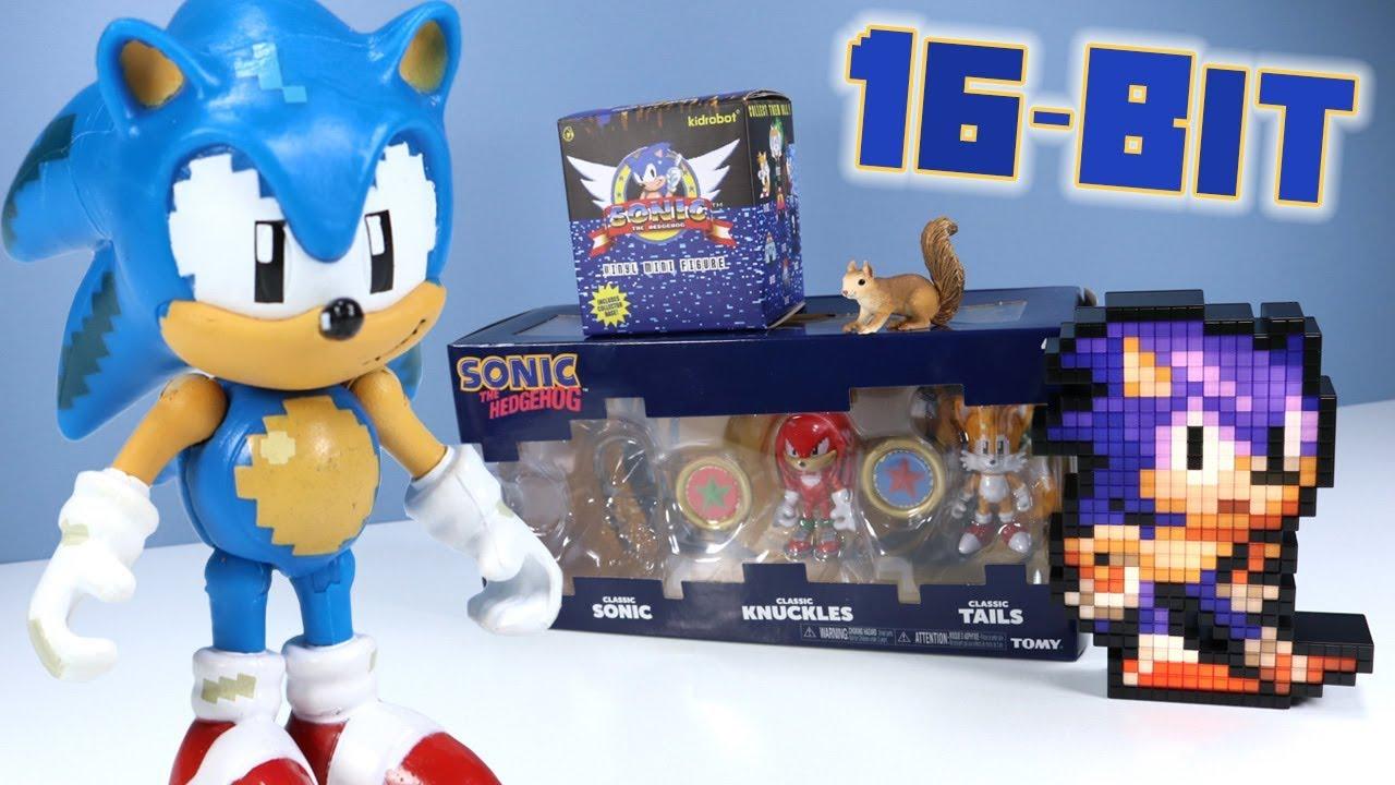 Classic Sonic The Hedgehog Toys Unboxing From Tomy Kidrobot & Pixel Pals