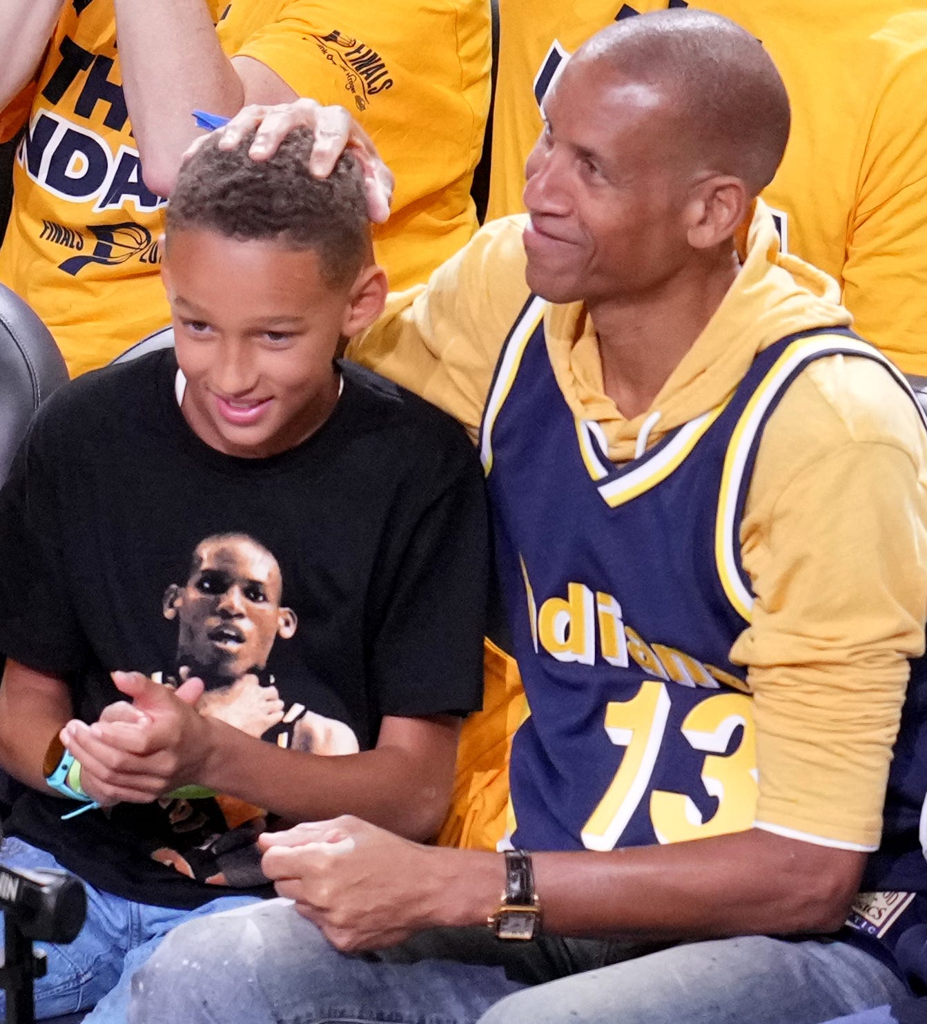 'Tonight we write the ending they never saw coming.' Reggie Miller ...