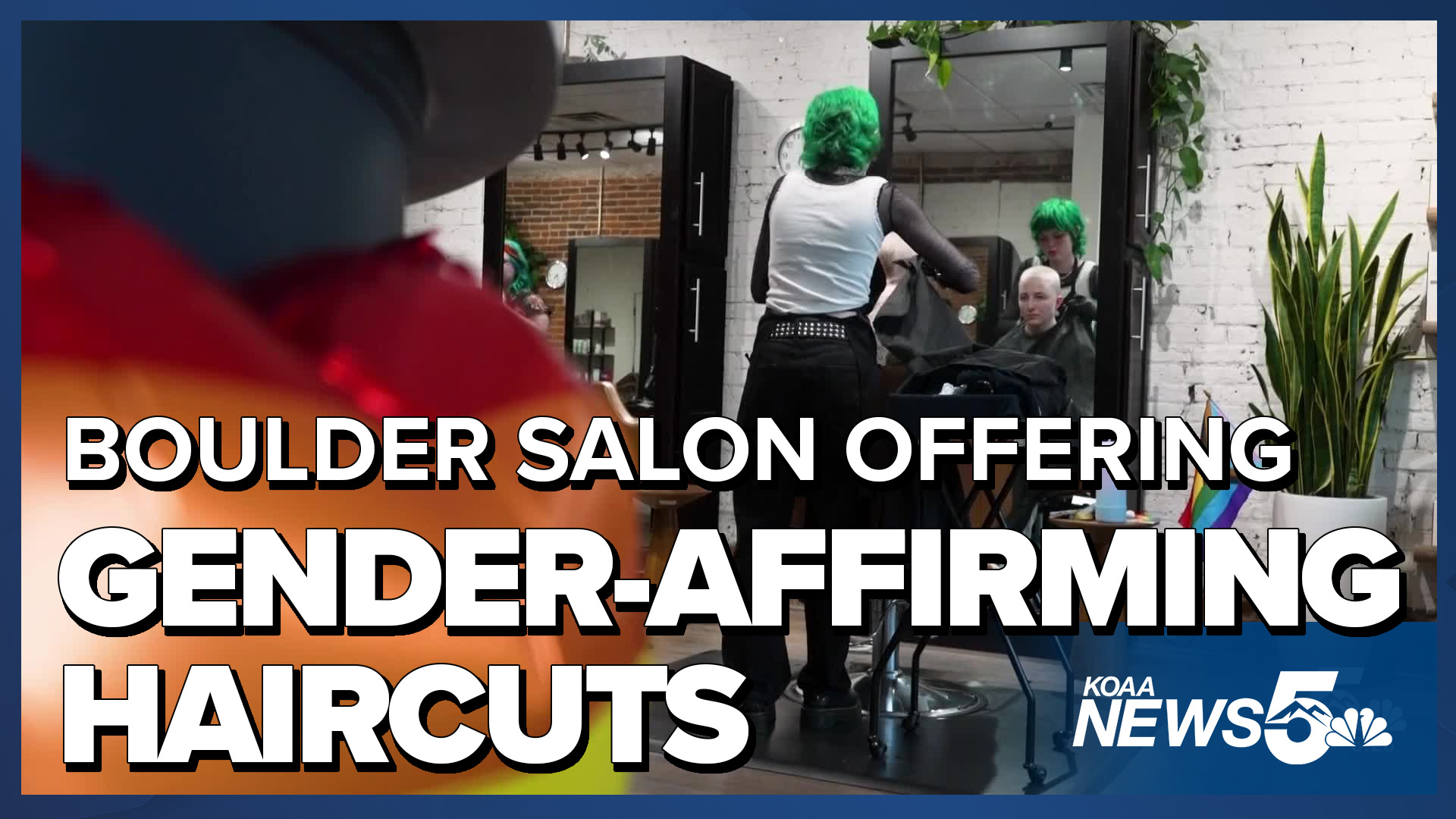 Boulder salon offers free gender-affirming haircuts for Pride Month