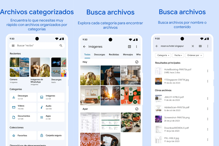 Las mejores alternativas a Google Files para Android