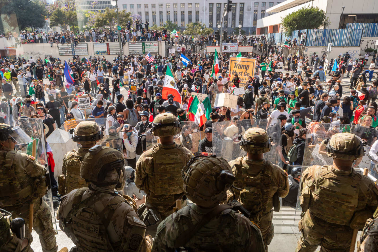 ‘From LA to Spokane’: Protests spreading amid Trump’s mass deportation ...