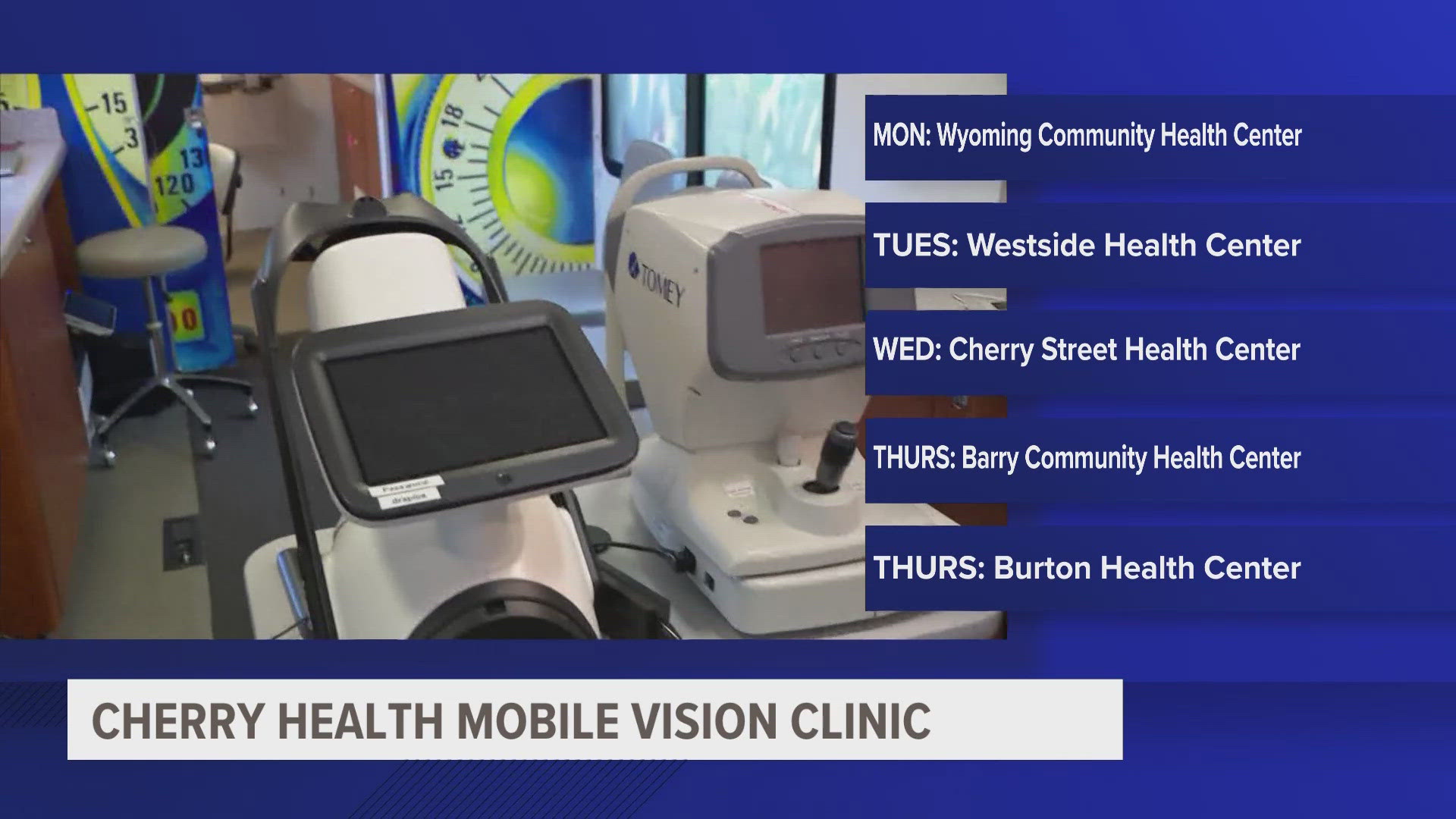 Cherry Health hosts mobile vision clinic throughout summer