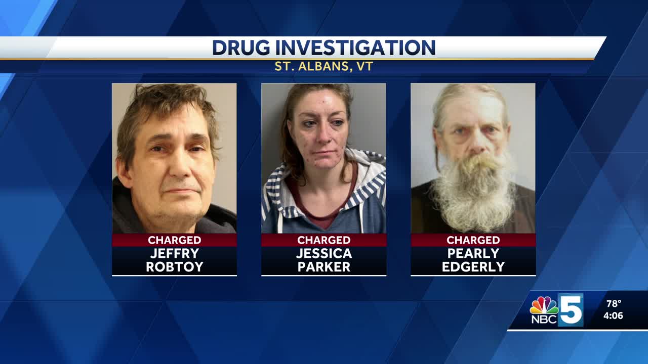 Three arrested in St. Albans drug bust